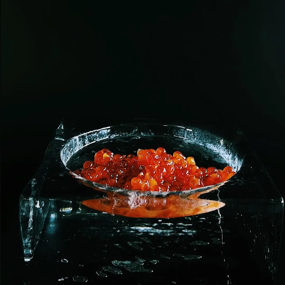 Caviar Ice Holder – Premium Frozen Display Vessel for Luxury Service ...